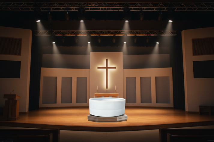 Portable Baptismal Pool 1250 Gallon – Church Baptismal Tank